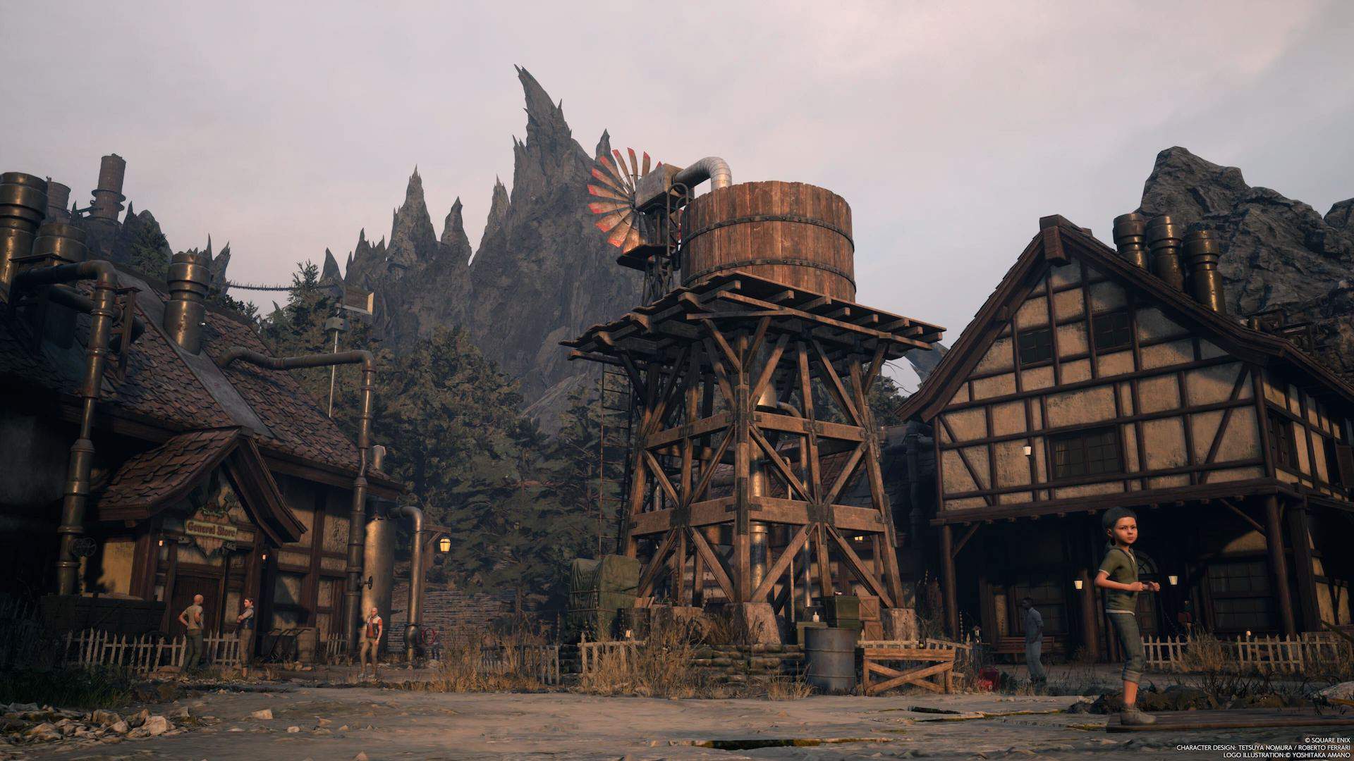 FINAL FANTASY VII REBIRTH: Flashback to the flashback part 1: Building Nibelheim